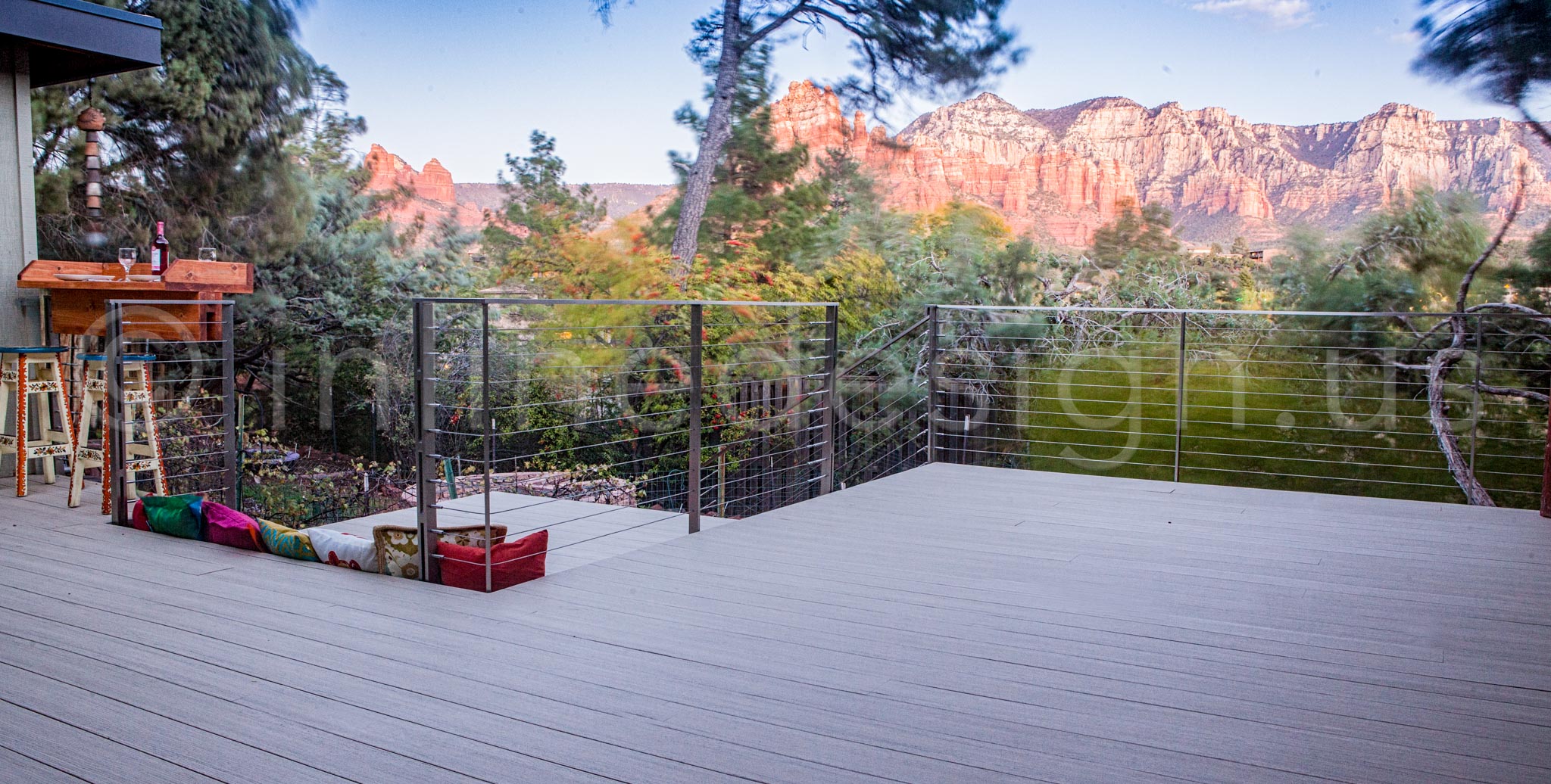 Arcadia Bar Cable Railing was Ingrid’s AZ Dream – Inline Design